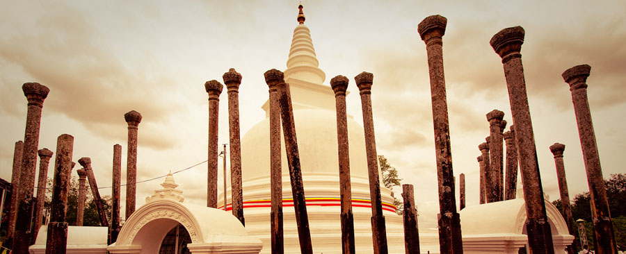 Thuparamaya is a dagoba in Anuradhapura, Sri Lanka. It is a Buddhist ...